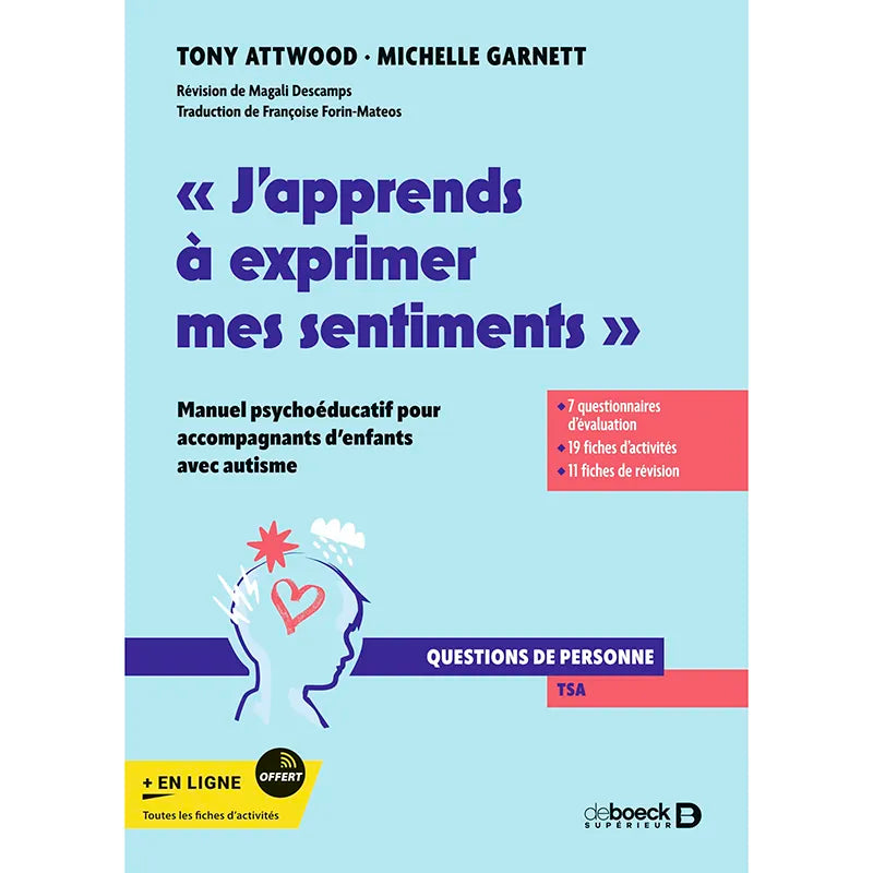 Livre J'apprends à exprimer mes sentiments
